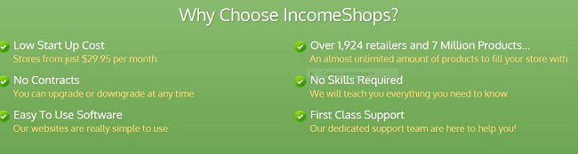 IncomeShops Affiliate Stores Review Scam or Legit