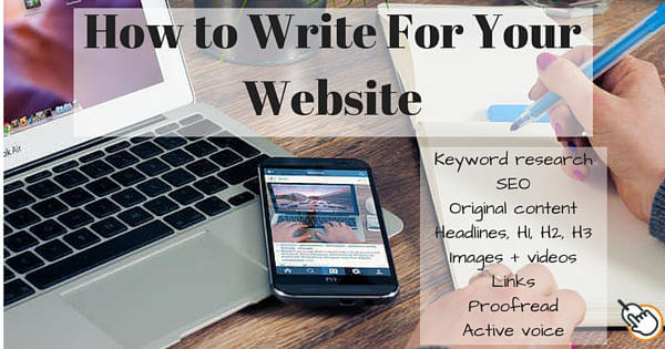 How to Write For Your Website - Writing Content That Ranks
