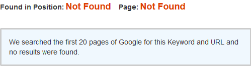How To Check Your Website Ranking In Google - It's quick and easy!